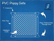 3 DIY PVC Pet Gates - PatchPuppy.com